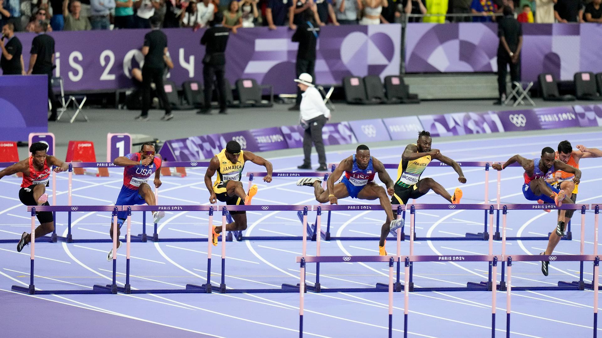 How did Freddie Crittenden III do in the men's 110m hurdles | weareiowa.com