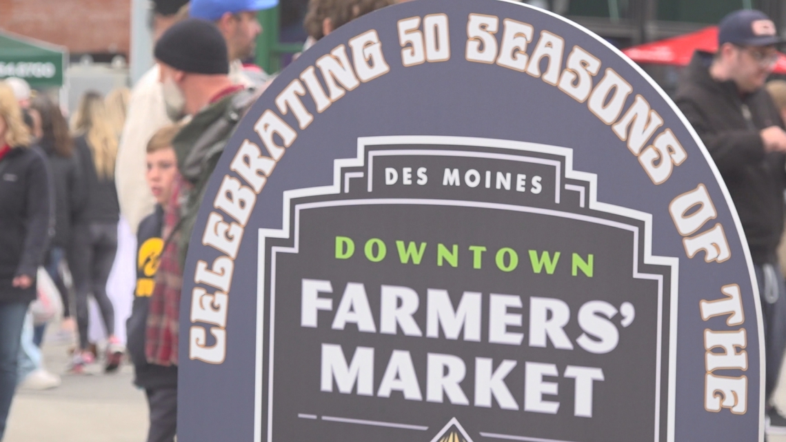 Des Moines' Downtown Farmers Market celebrates 50 years | weareiowa.com