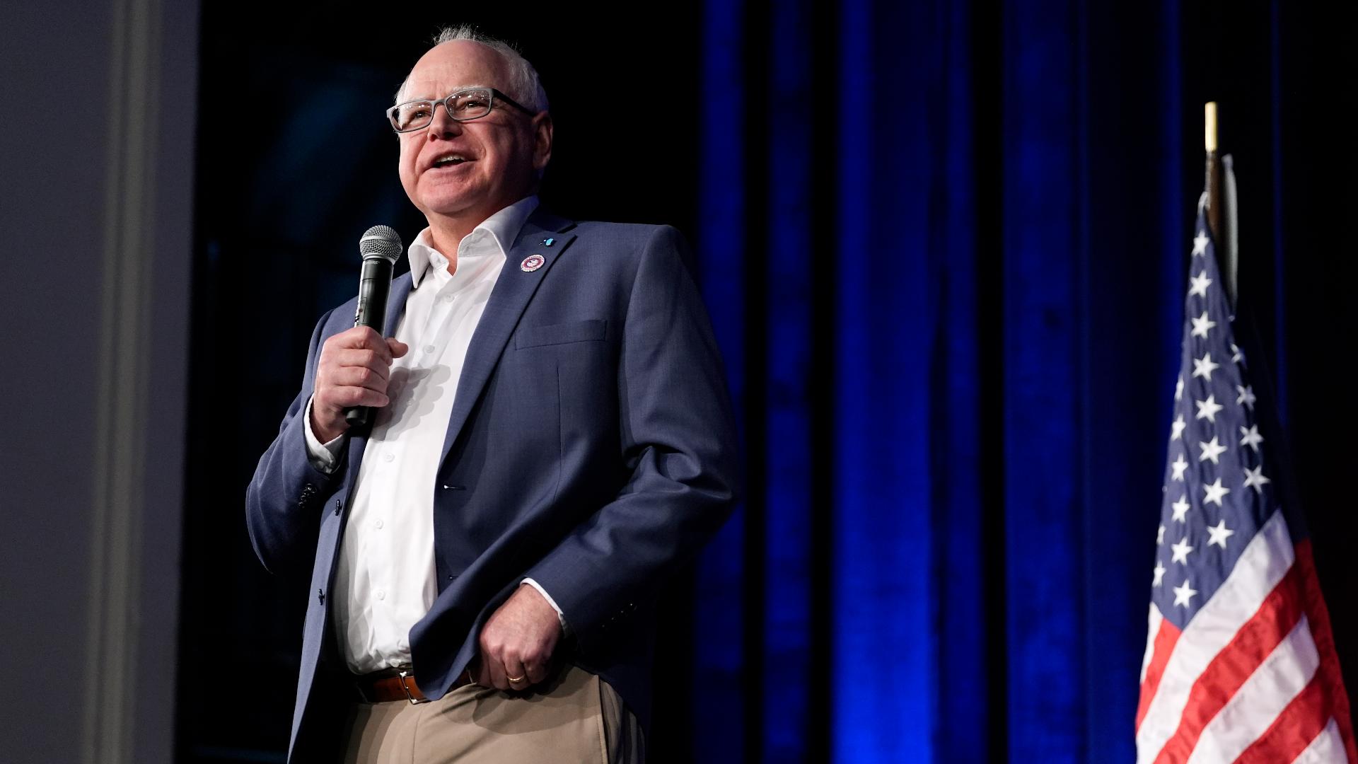 Tim Walz holds town hall in Des Moines | weareiowa.com