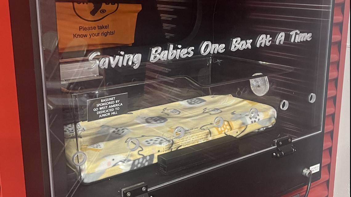 Fort Dodge Fire Department unveils Iowa Safe Haven Baby Box | weareiowa.com
