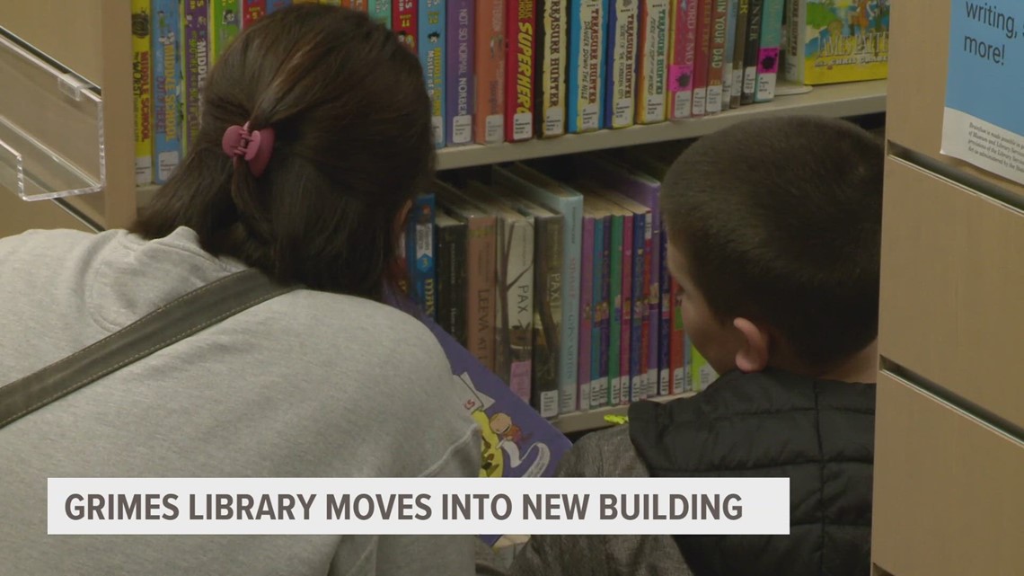 Grimes library moves into new, bigger building | weareiowa.com