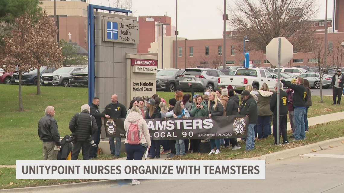 UnityPoint nurses in Des Moines organize with local Teamsters | wqad.com