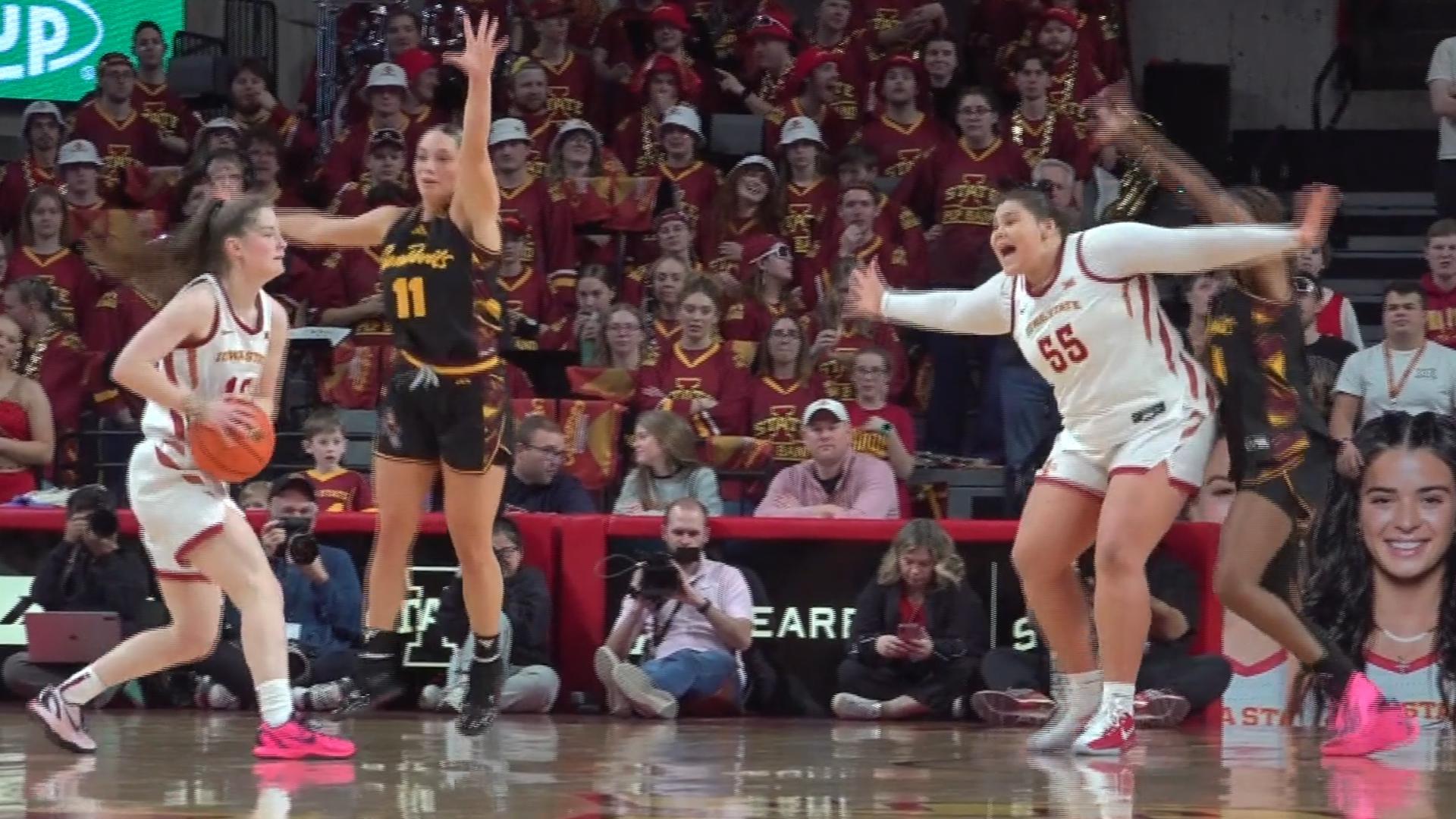 Iowa State tromps Arizona State 90-64 in Addy Brown's return ...
