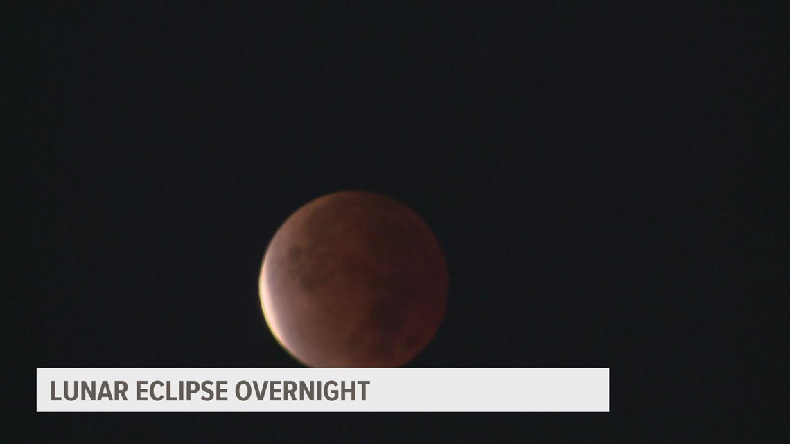 Here's what Friday's lunar eclipse looked like in Iowa | weareiowa.com