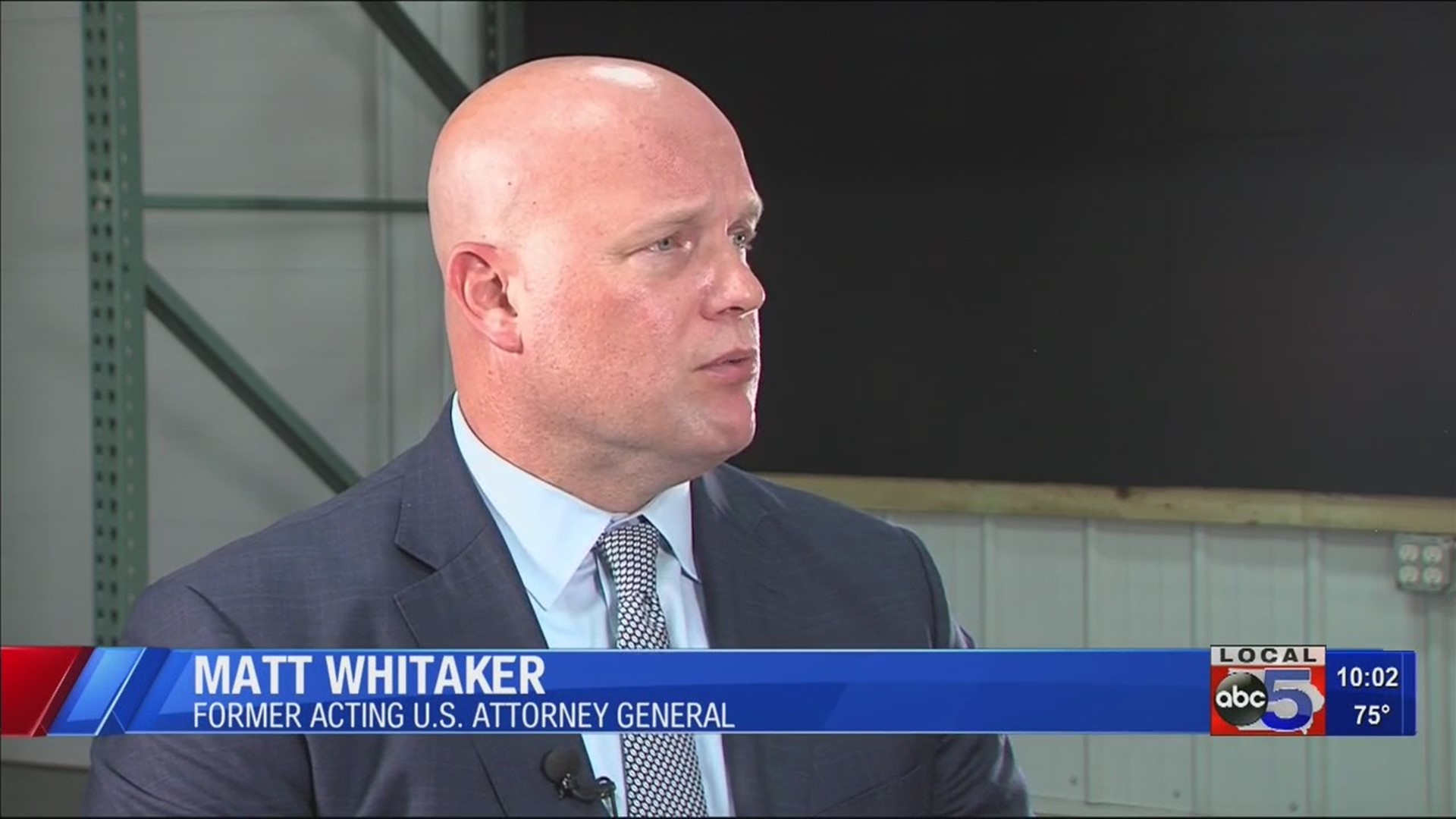 EXCLUSIVE: Whitaker talks about his time as acting AG | weareiowa.com