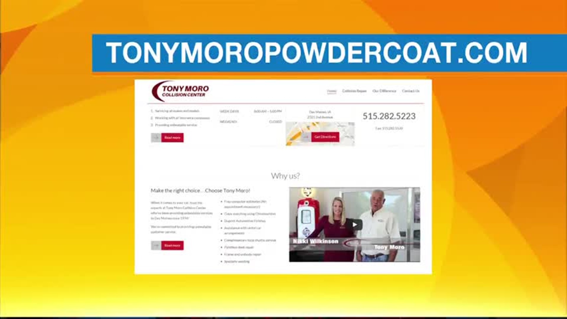 Tony Moro Powder Coating | weareiowa.com