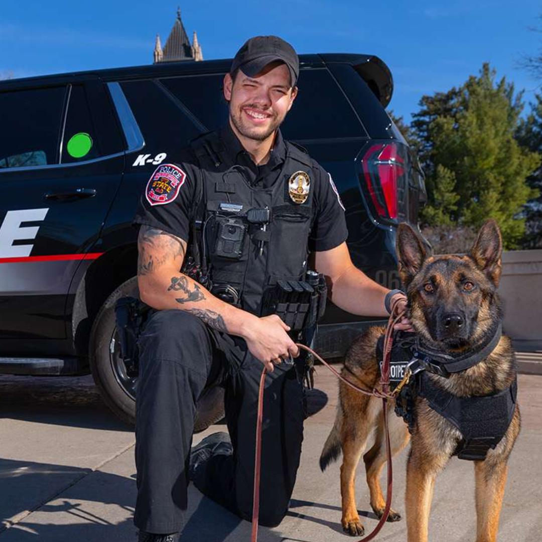 Iowa State University Police Department adds first working K-9 ...