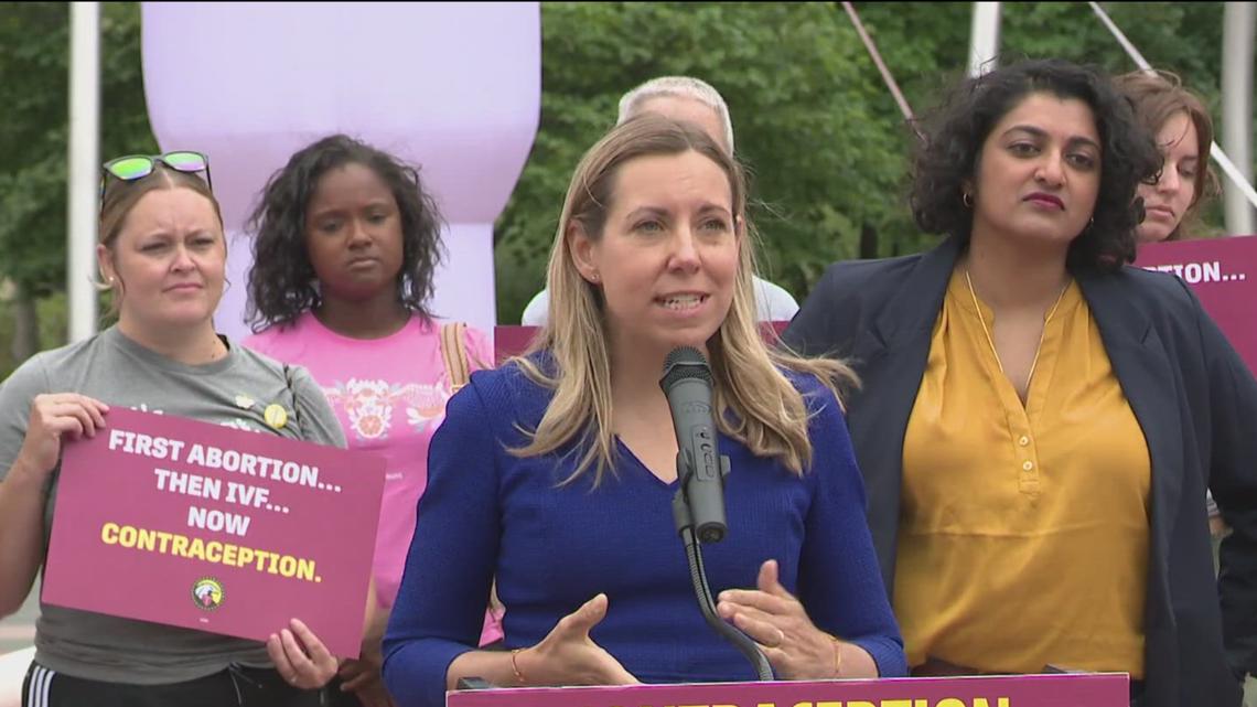 Giant, inflatable IUD spotted in downtown Des Moines | weareiowa.com