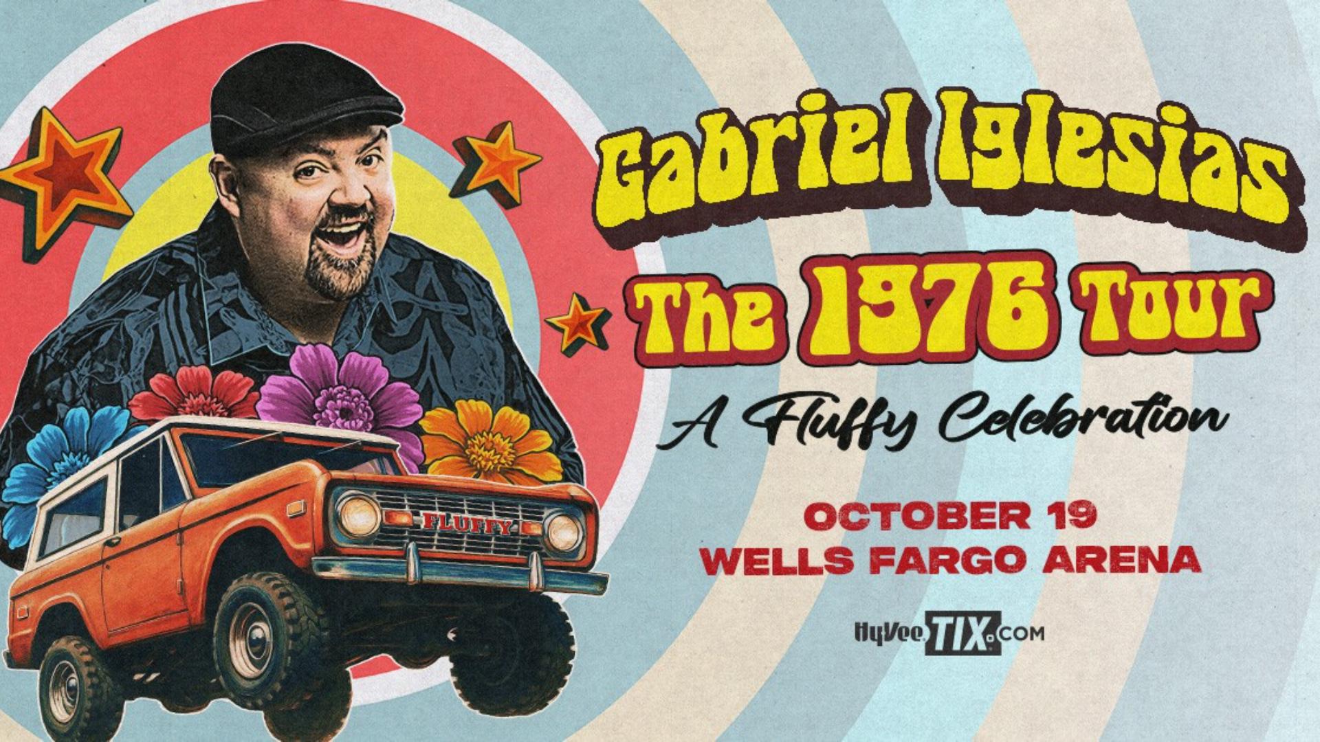 Gabriel "Fluffy" Iglesias to make 2025 tour stop in Des Moines ...