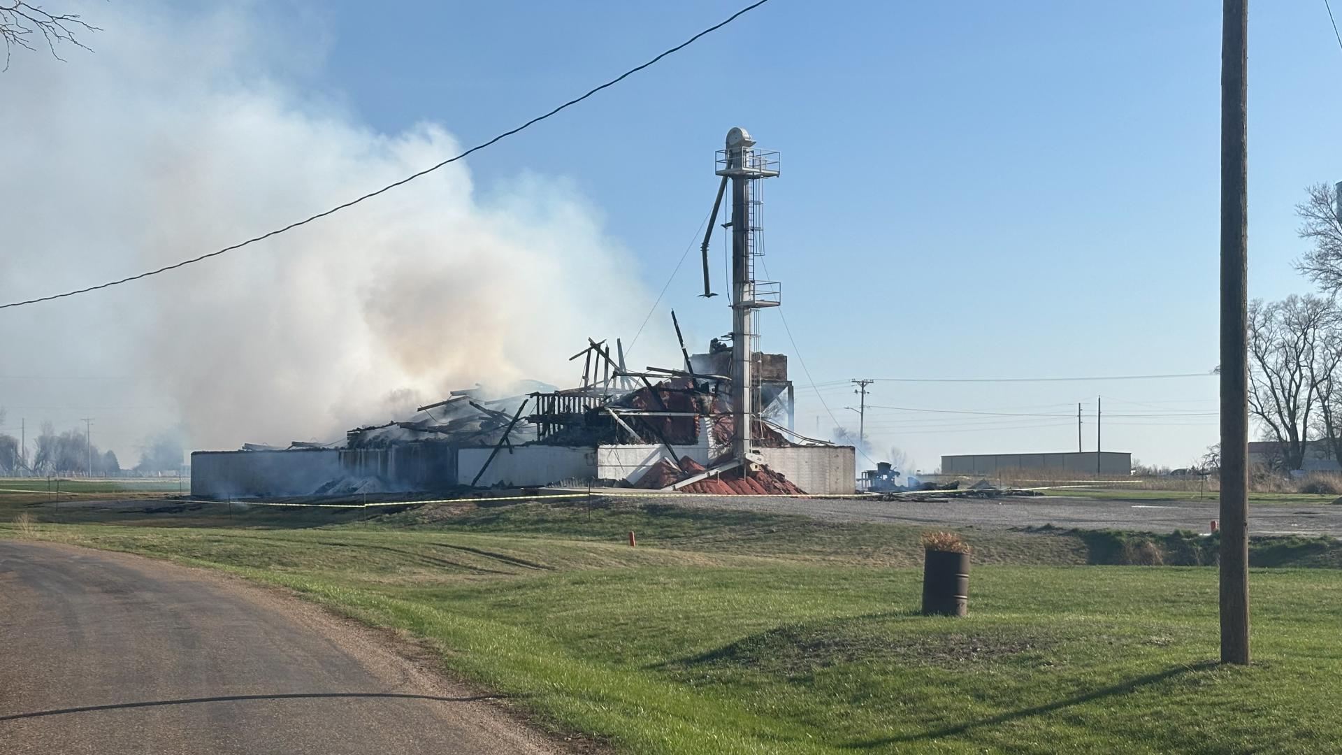 Otley evacuates due to fertilizer facility fire, town access, updates ...