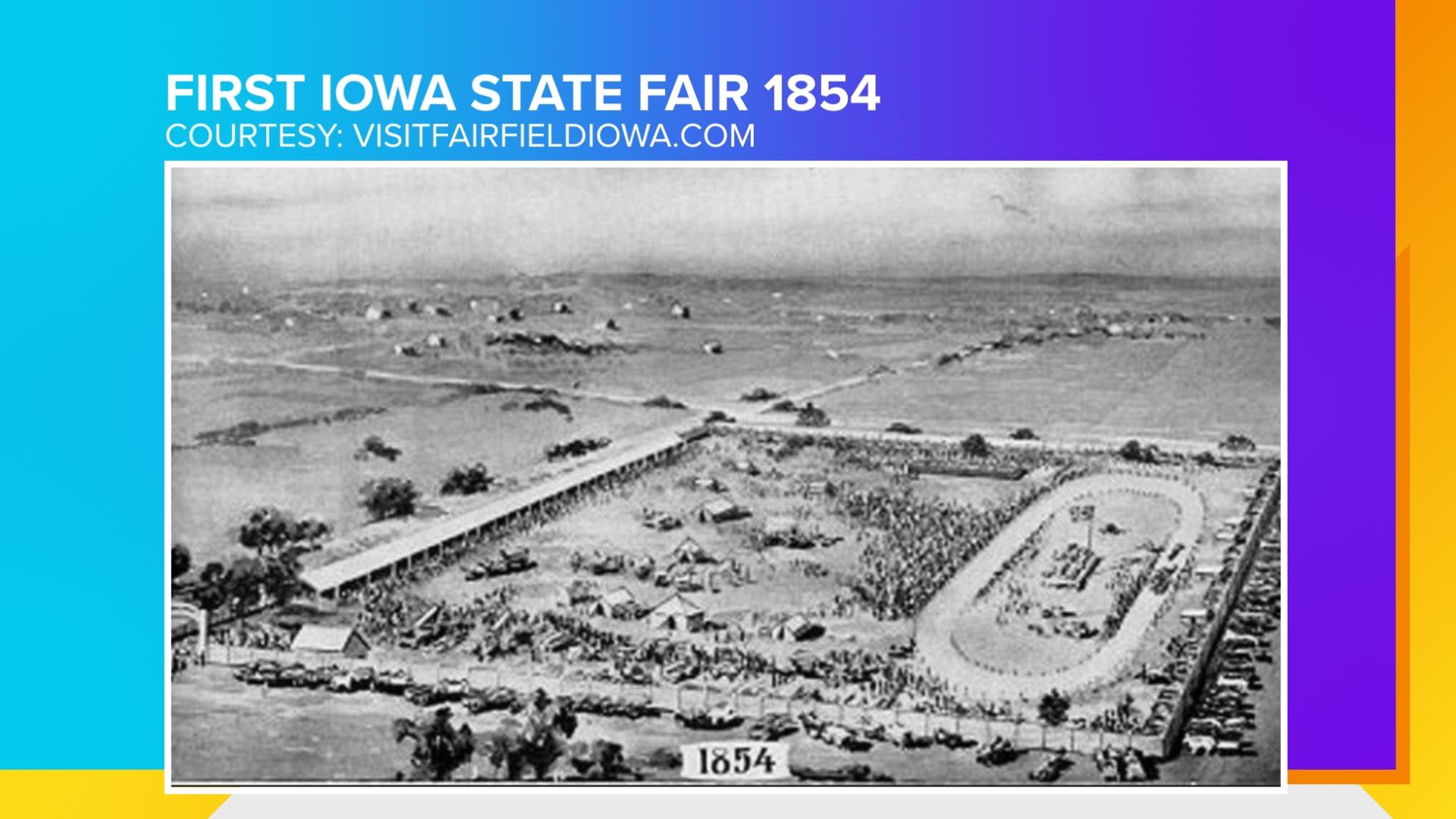The first ever Iowa State Fair! Iowa Almanac shares what happened on ...