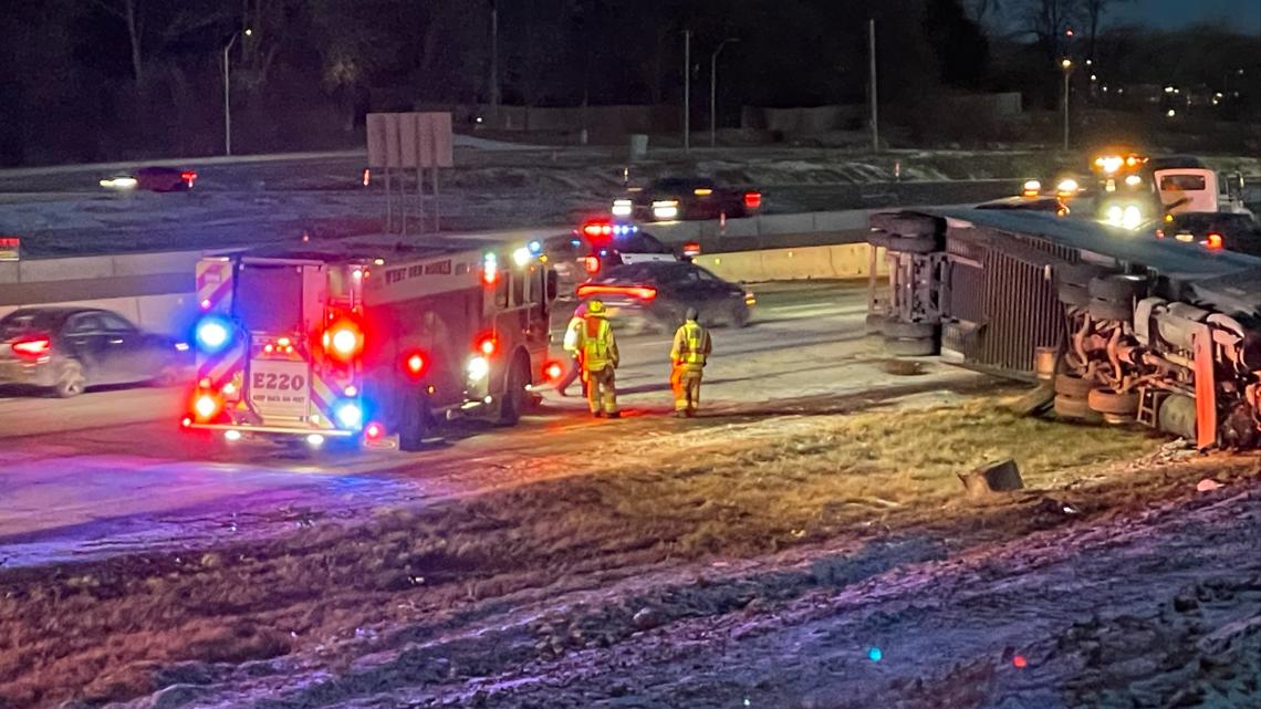 Clive police: Crash on I-80/35 near University causes minor delays, no ...