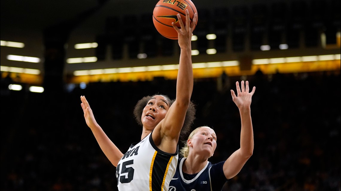 Iowa vs. Penn State WBB: Stuelke scores 47, Clark snags 27 | weareiowa.com