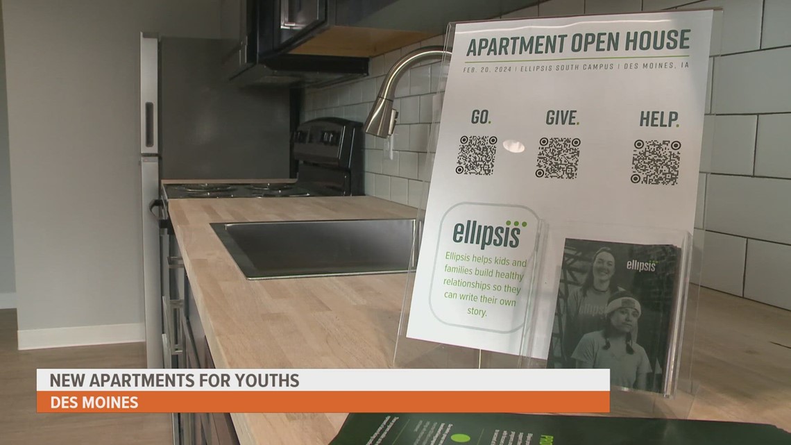 Ellipsis Iowa unveils new apartments for people aged 16-21 | weareiowa.com