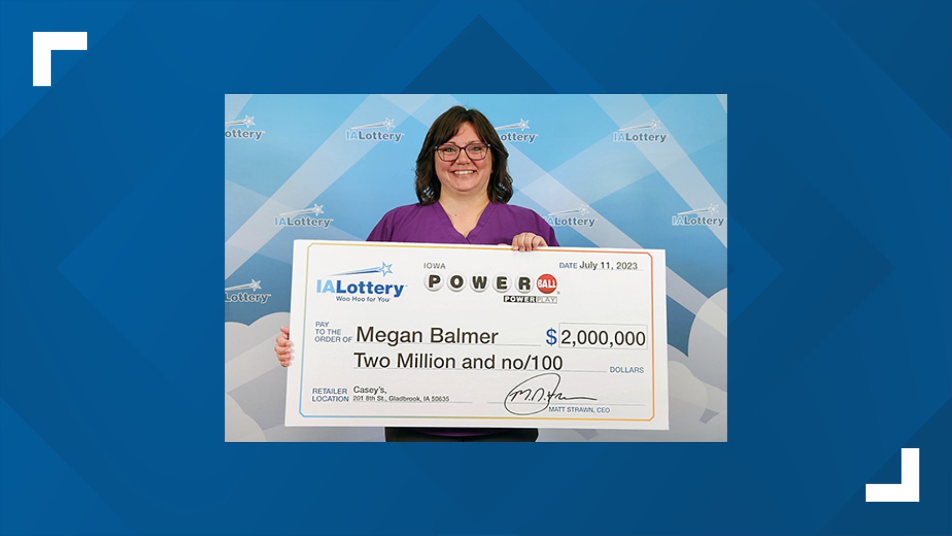 Iowa Lottery: Powerball player in Tama County wins $2 million ...