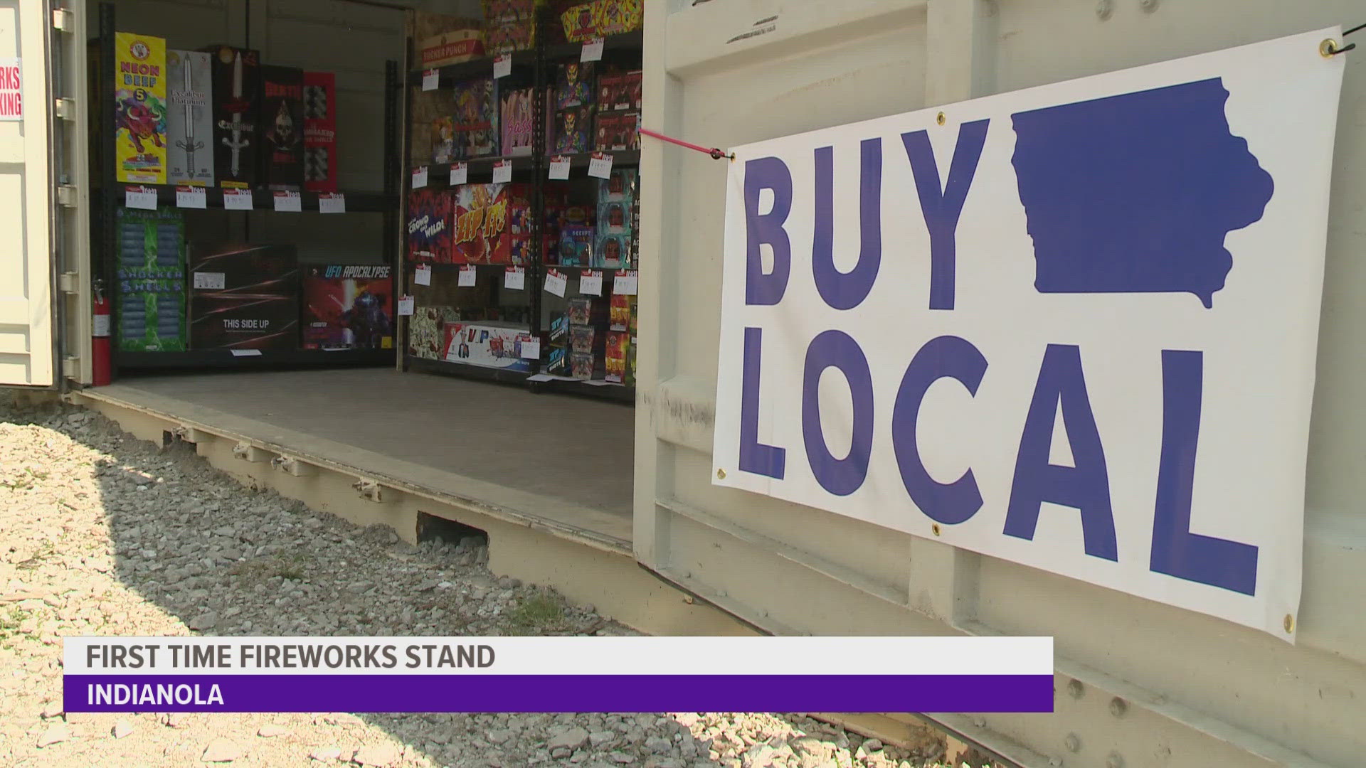 Inaugural summer for cousins' fireworks stand in Indianola | weareiowa.com