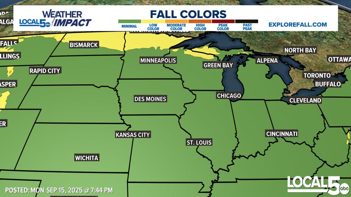 Iowa sees early signs of fall colors | weareiowa.com