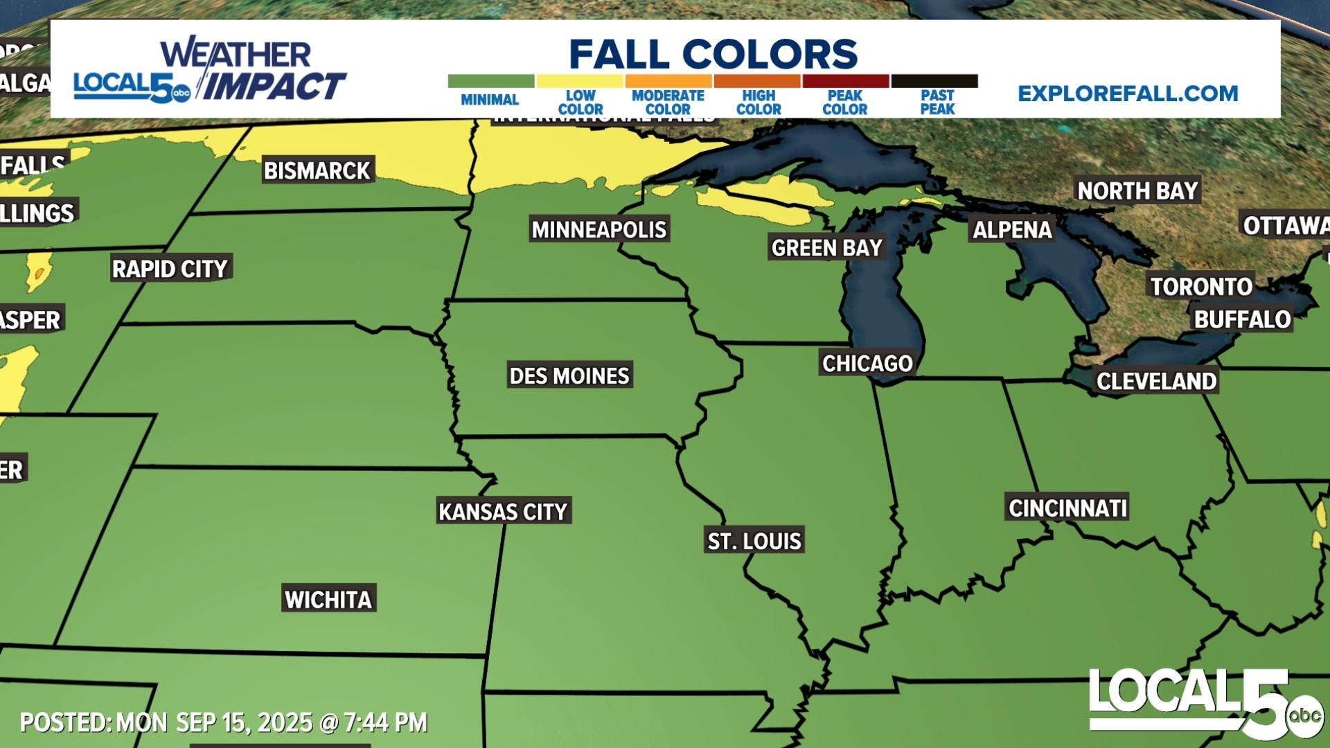 Iowa sees early signs of fall colors | weareiowa.com