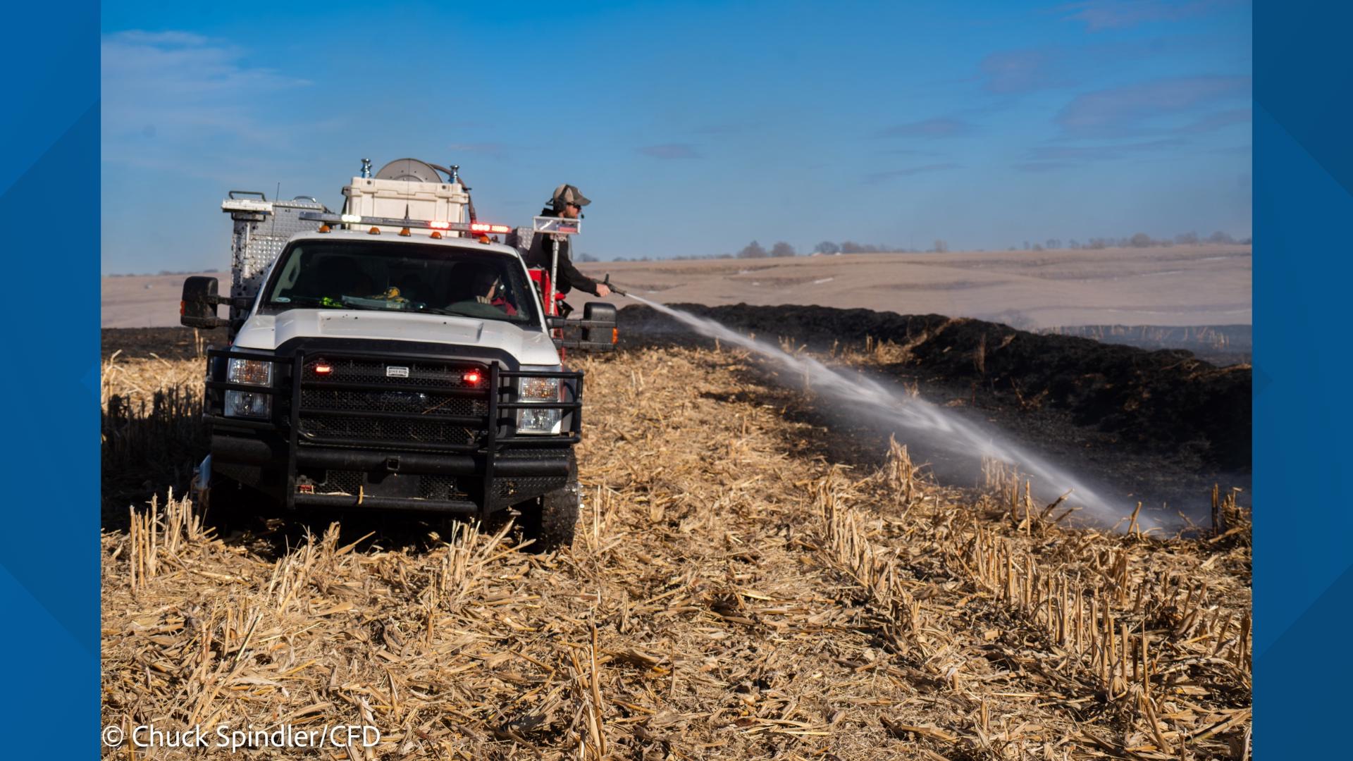 Firefighters respond to 3 grass fires in in Union County Thursday ...