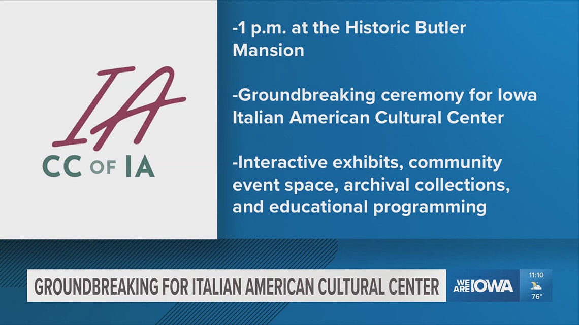Iowa Italian American Cultural Center to break ground on new home ...