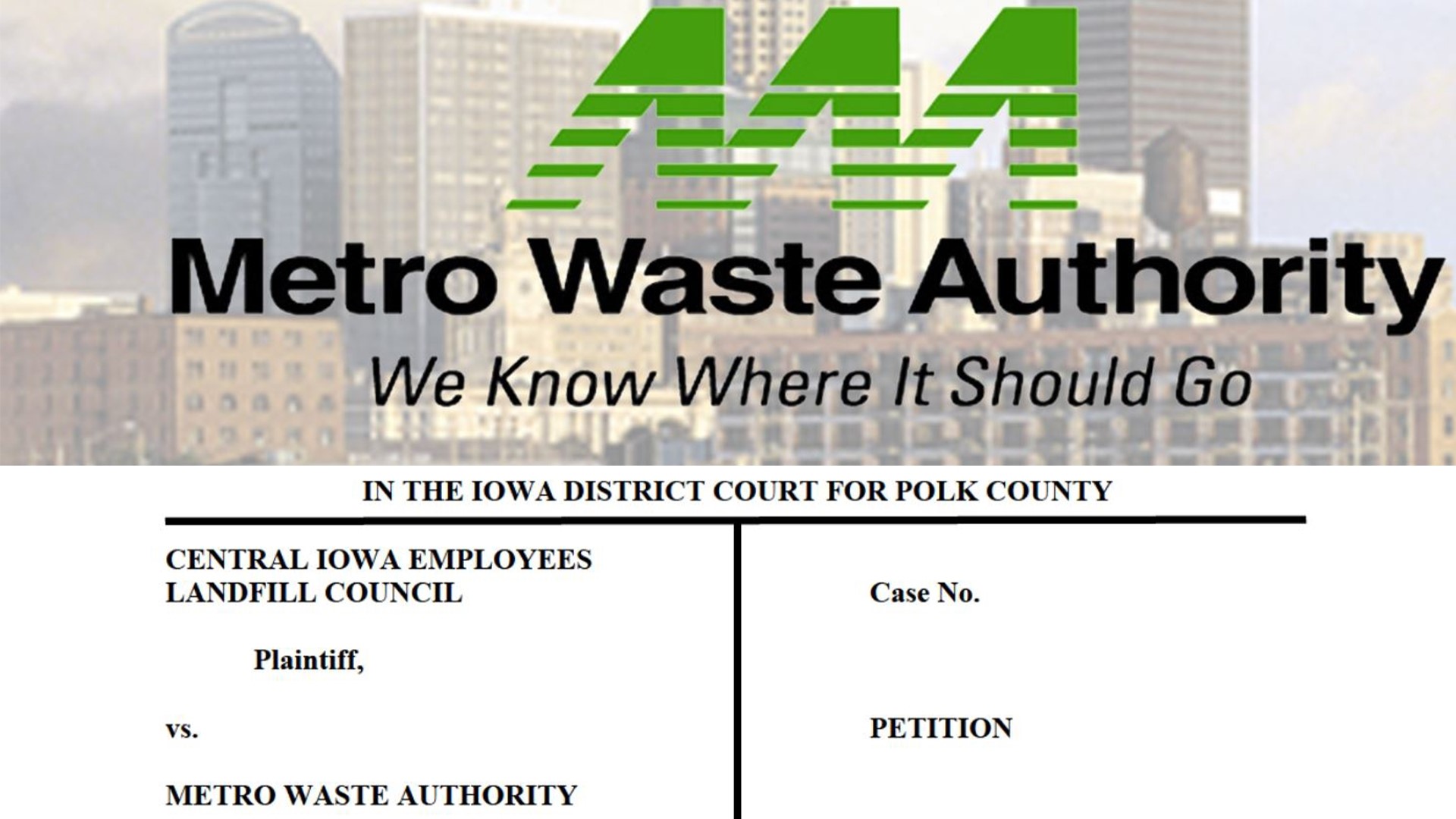 Central Iowa Employees Landfill Council files lawsuit | weareiowa.com