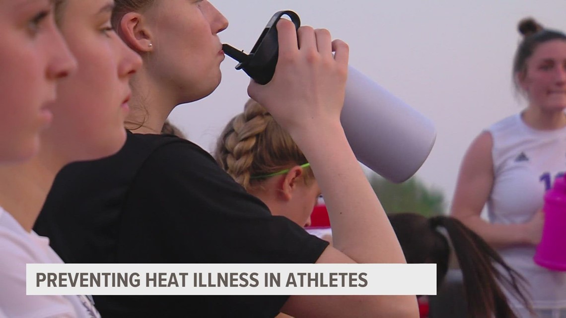 Here's how athletes can prevent heat-related illnesses | weareiowa.com