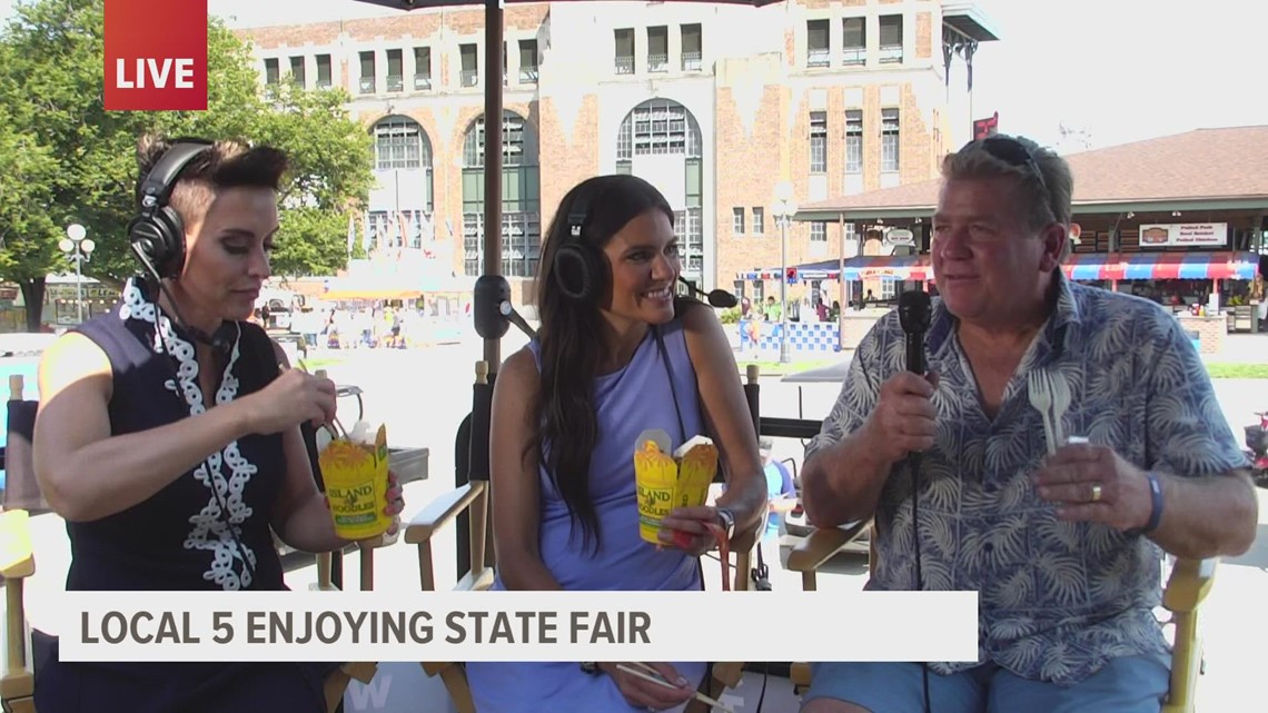 Kicking off the 2021 Iowa State Fair with taste-testing new food ...