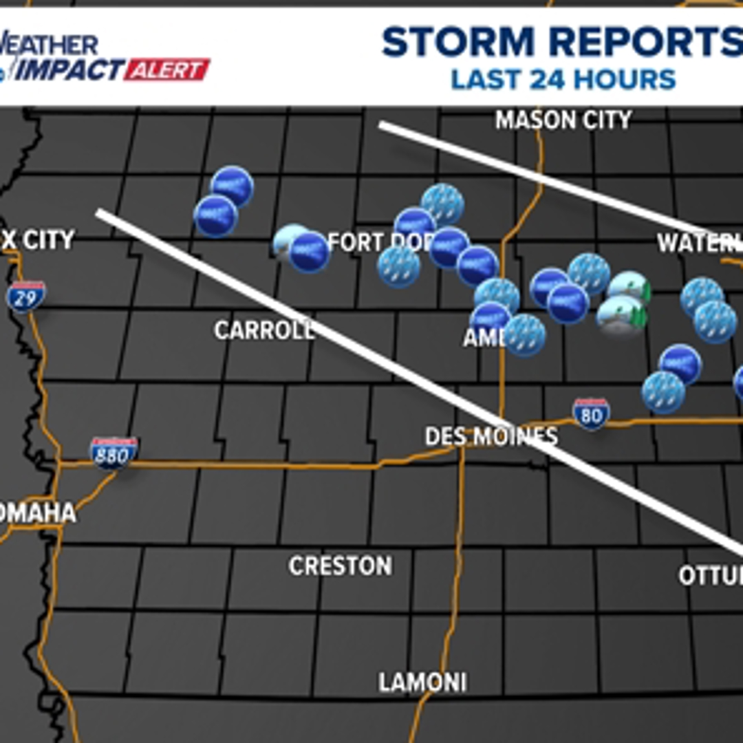Strong morning storms bring damaging winds and heavy rain to Iowa ...