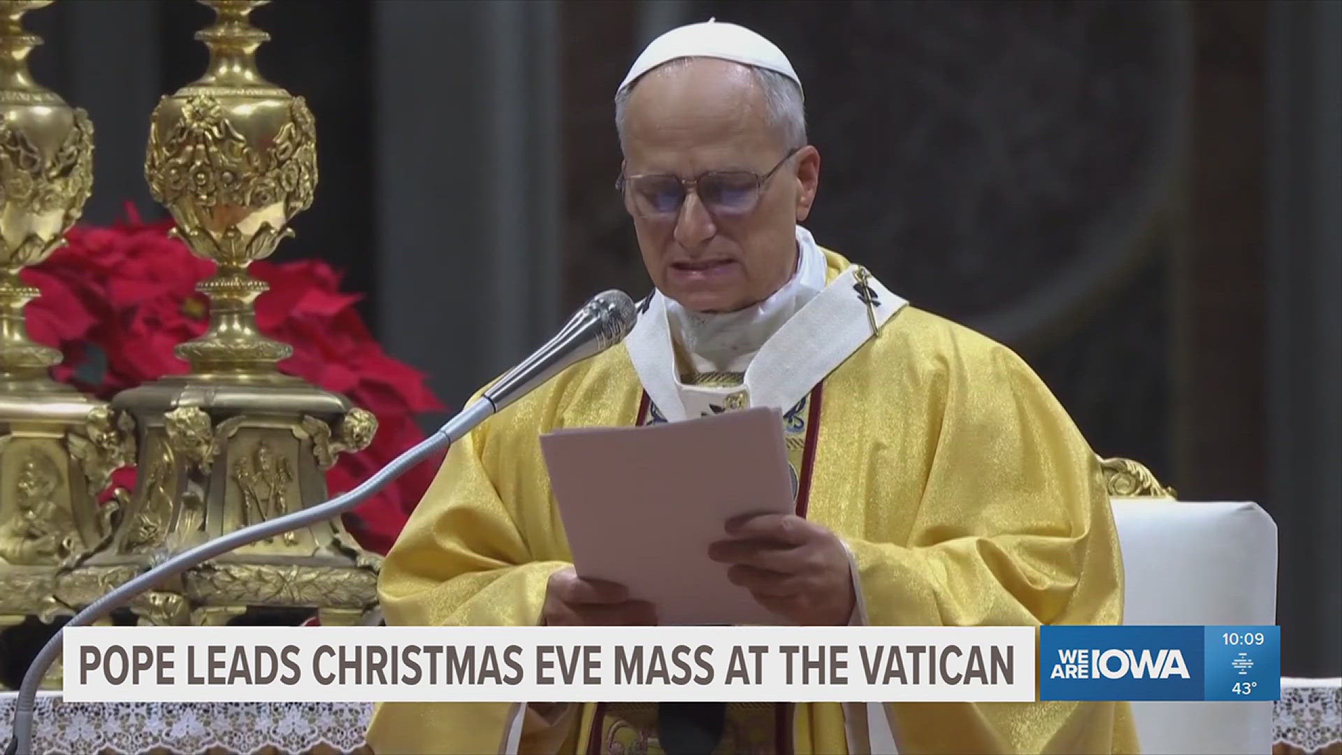 Pope Leo XIV celebrates his first Christmas Eve Mass at St. Peter's ...
