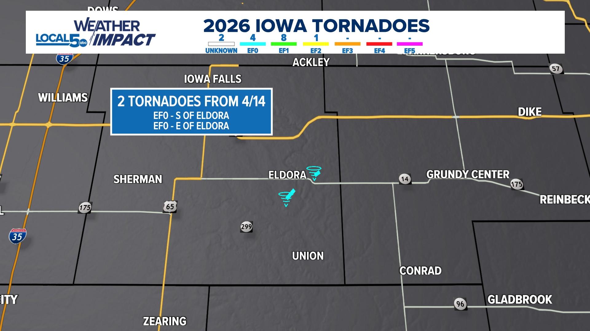 2 central Iowa tornadoes confirmed after Tuesday severe weather, both ...