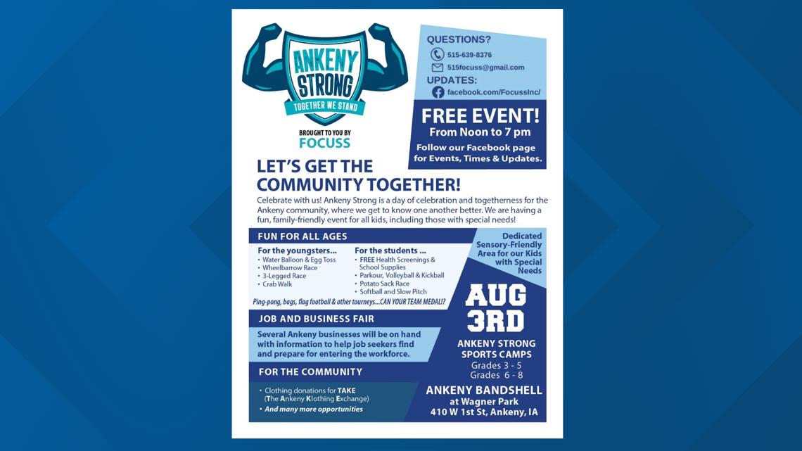 Focuss hosting free community building event in Ankeny, Iowa ...
