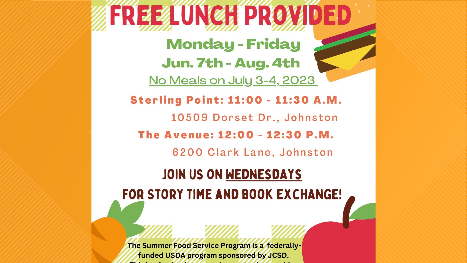 Iowa free summer meal programs: United Way, West Des Moines | weareiowa.com