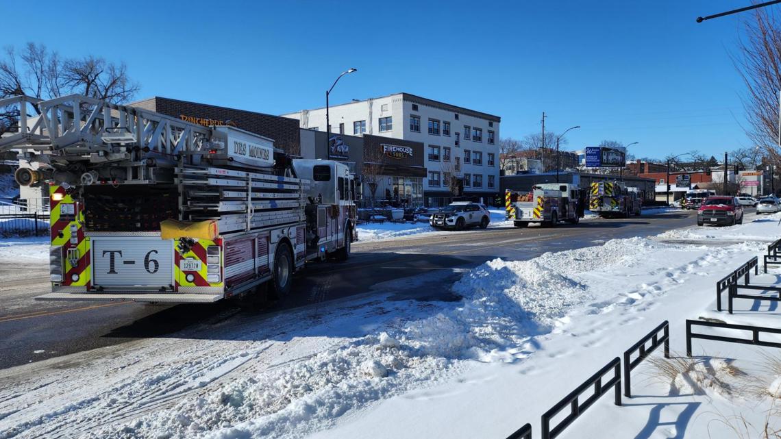 Des Moines traffic: Ingersoll Ave. closed at 28th Street due to ...
