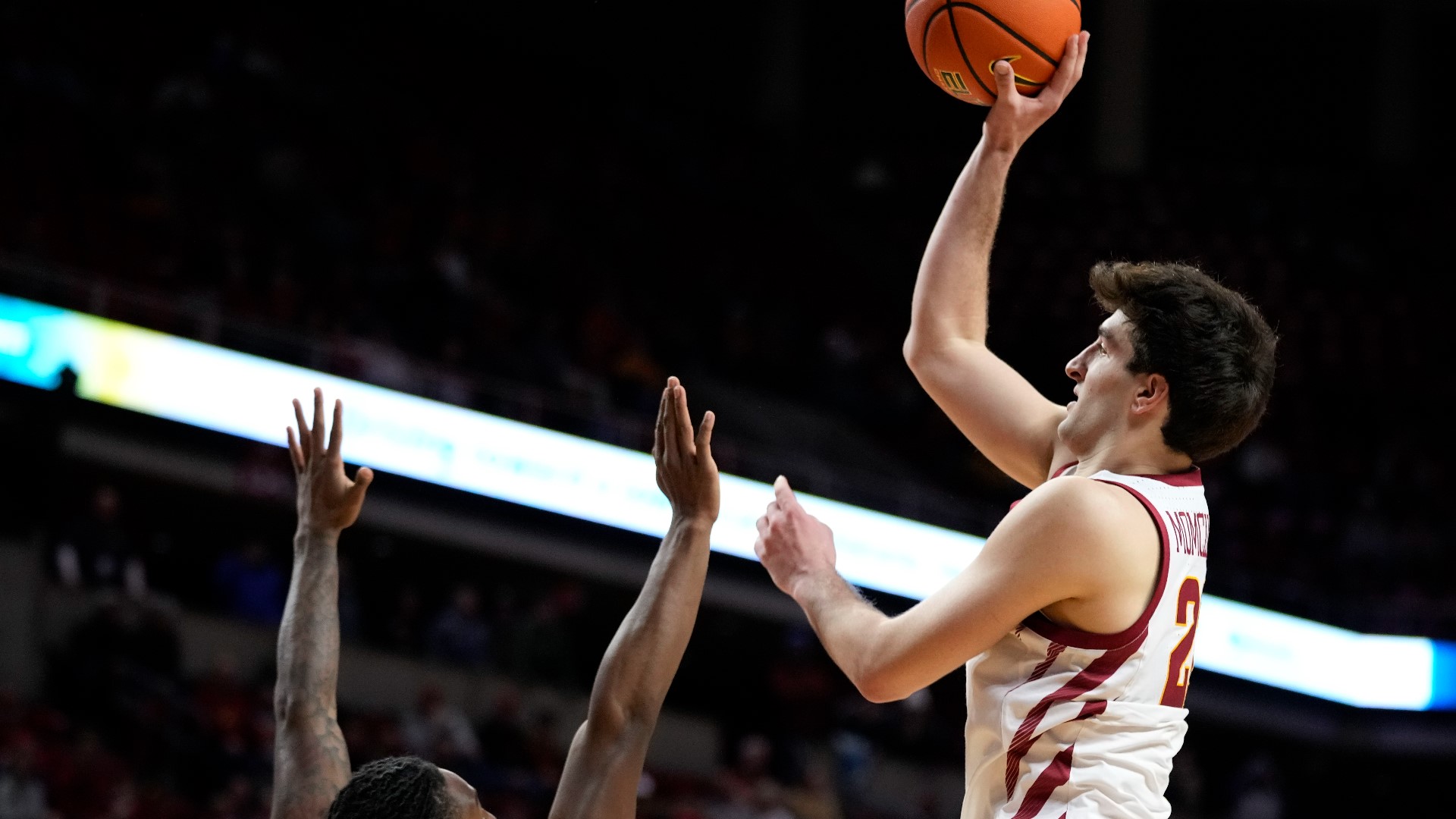 Iowa State, Kansas State MBB: Milan Momcilovic leads ISU to win ...