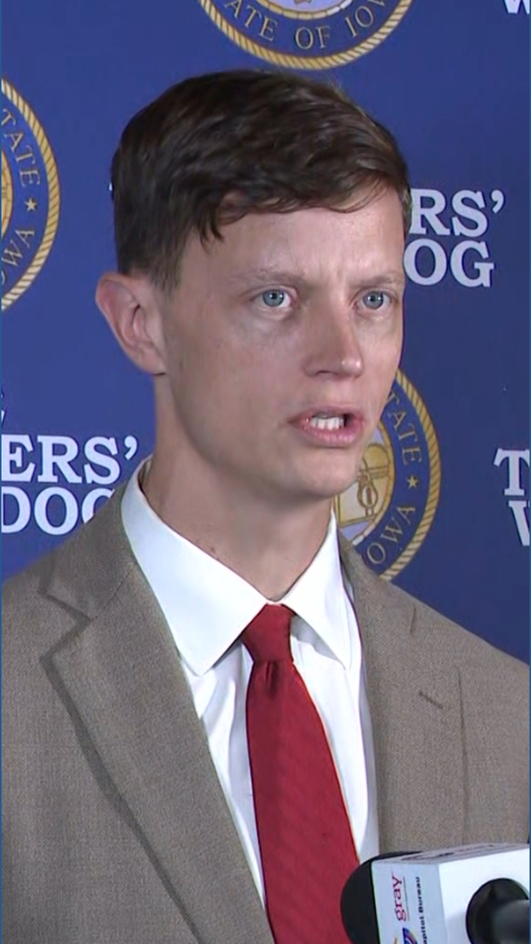 FULL PRESSER | Iowa State Auditor Rob Sand discusses difficulties in ...