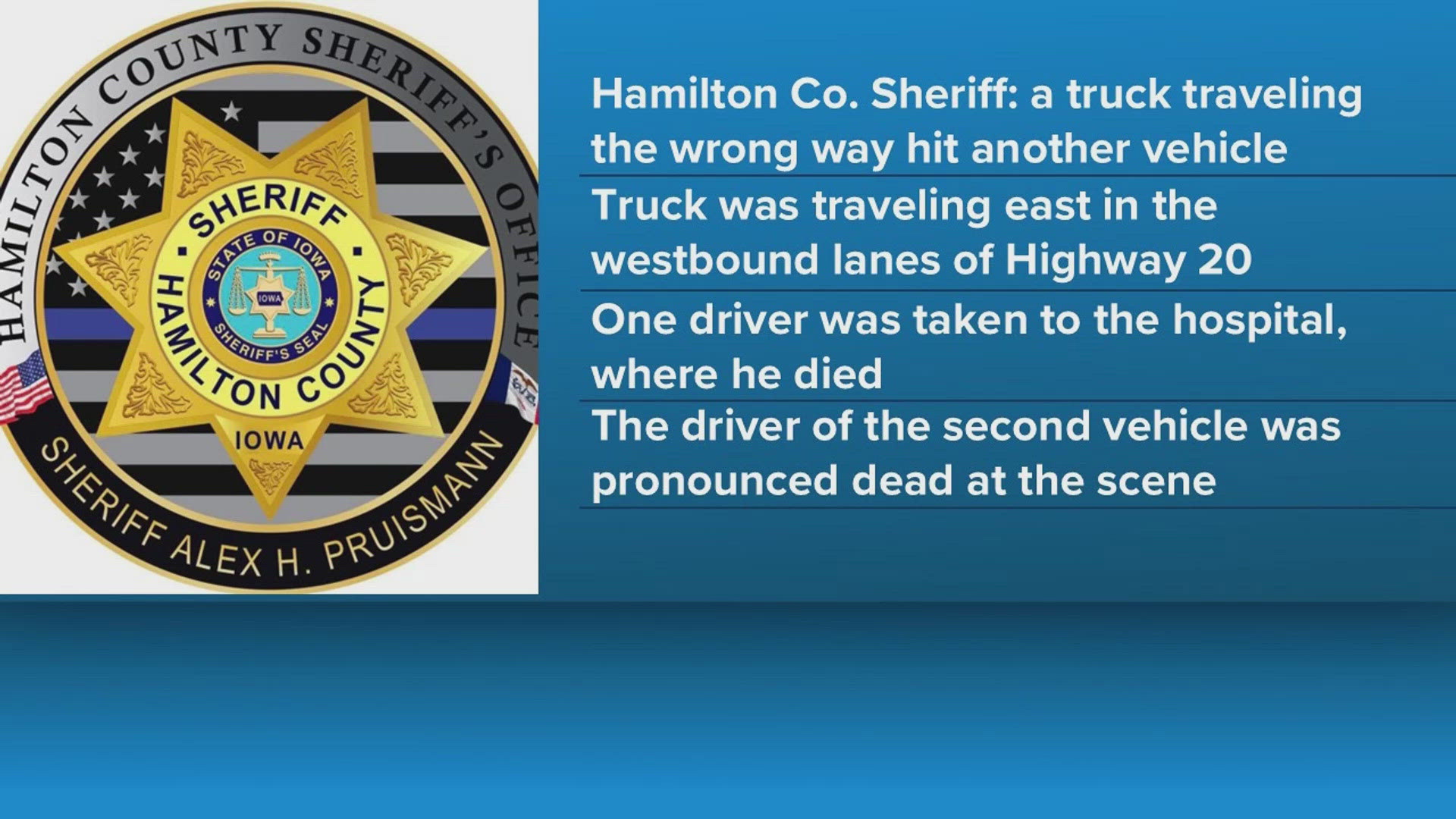 2 dead after head-on collision involving wrong-way driver near Webster ...