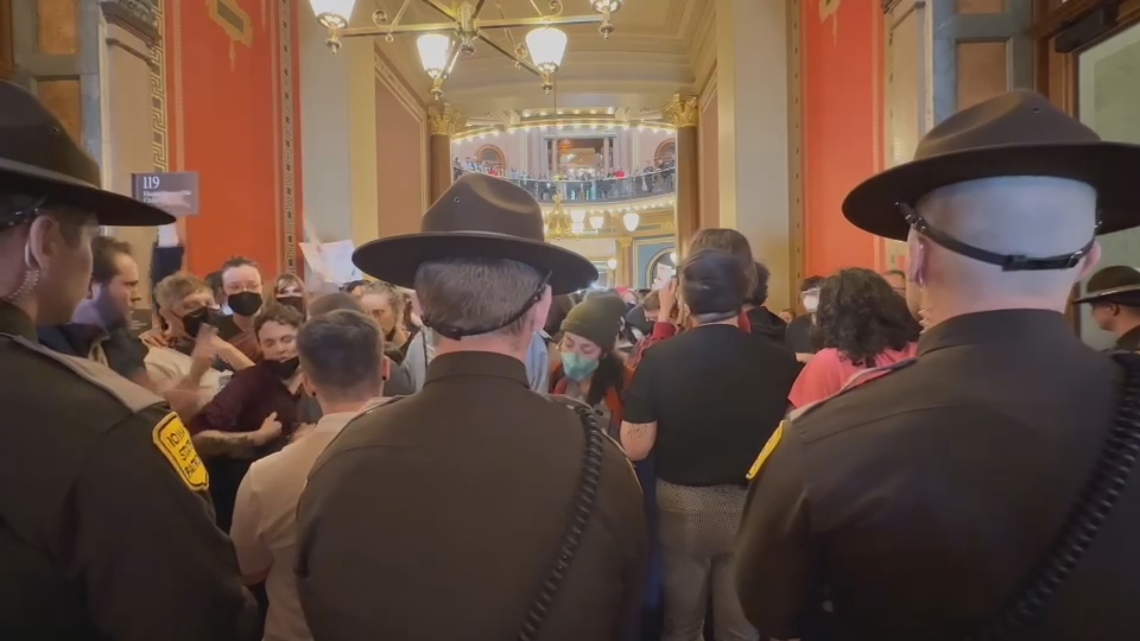 Iowa House bill removing transgender rights advances through committee ...