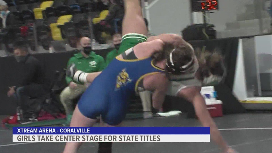 'They own it.' Iowa girls wrestlers get their time to shine ...