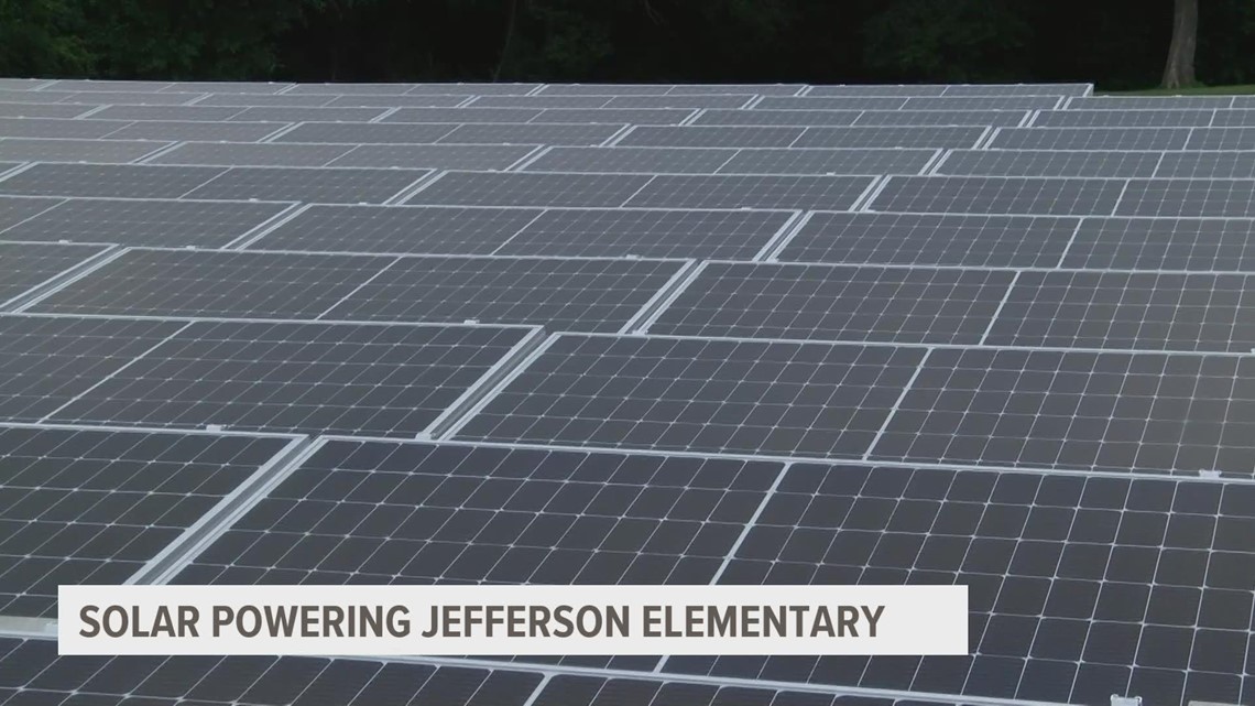 Des Moines Public Schools powers up Jefferson Elementary on solar power ...