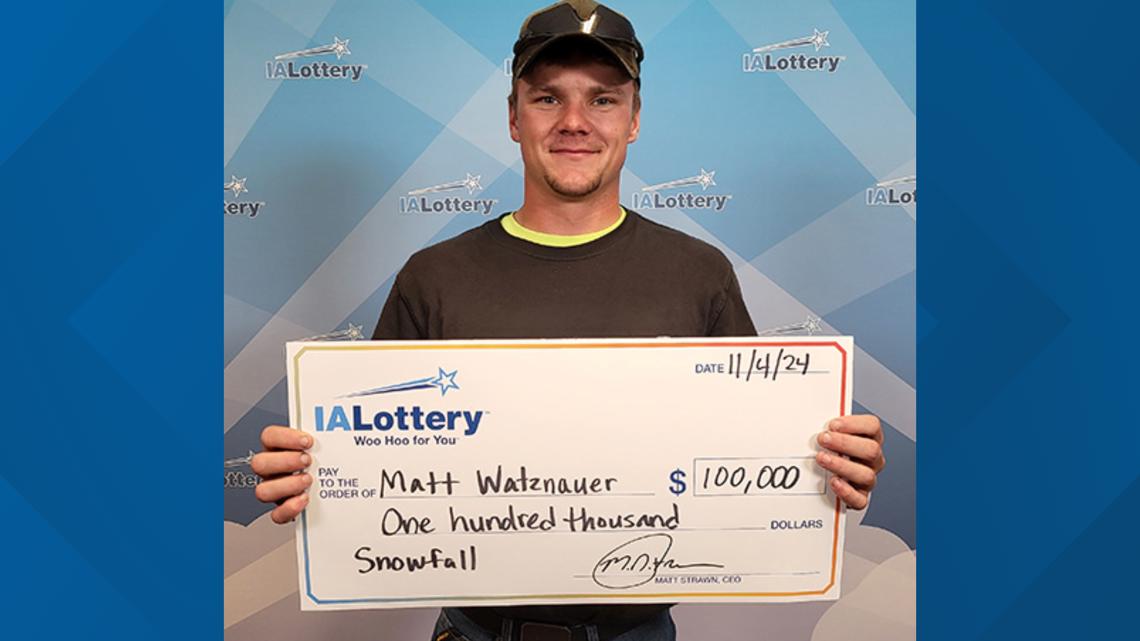 Granger man wins first top prize in Iowa Lottery scratch game ...