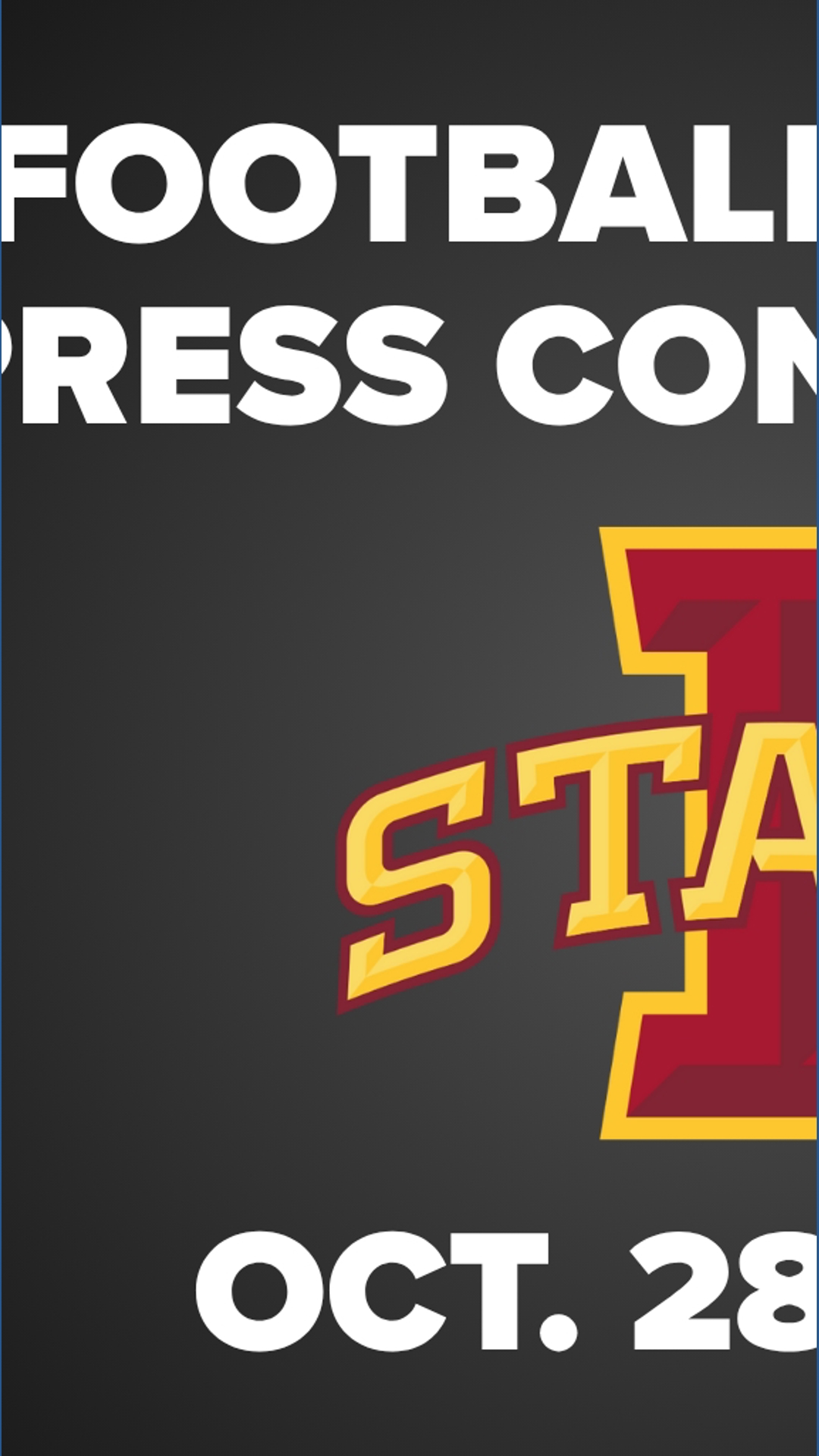 Top takeaways from the Iowa State football coaches' Oct. 28 weekly ...