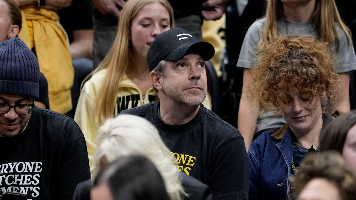 Celebrities attend Iowa, South Carolina NCAA Championship game ...