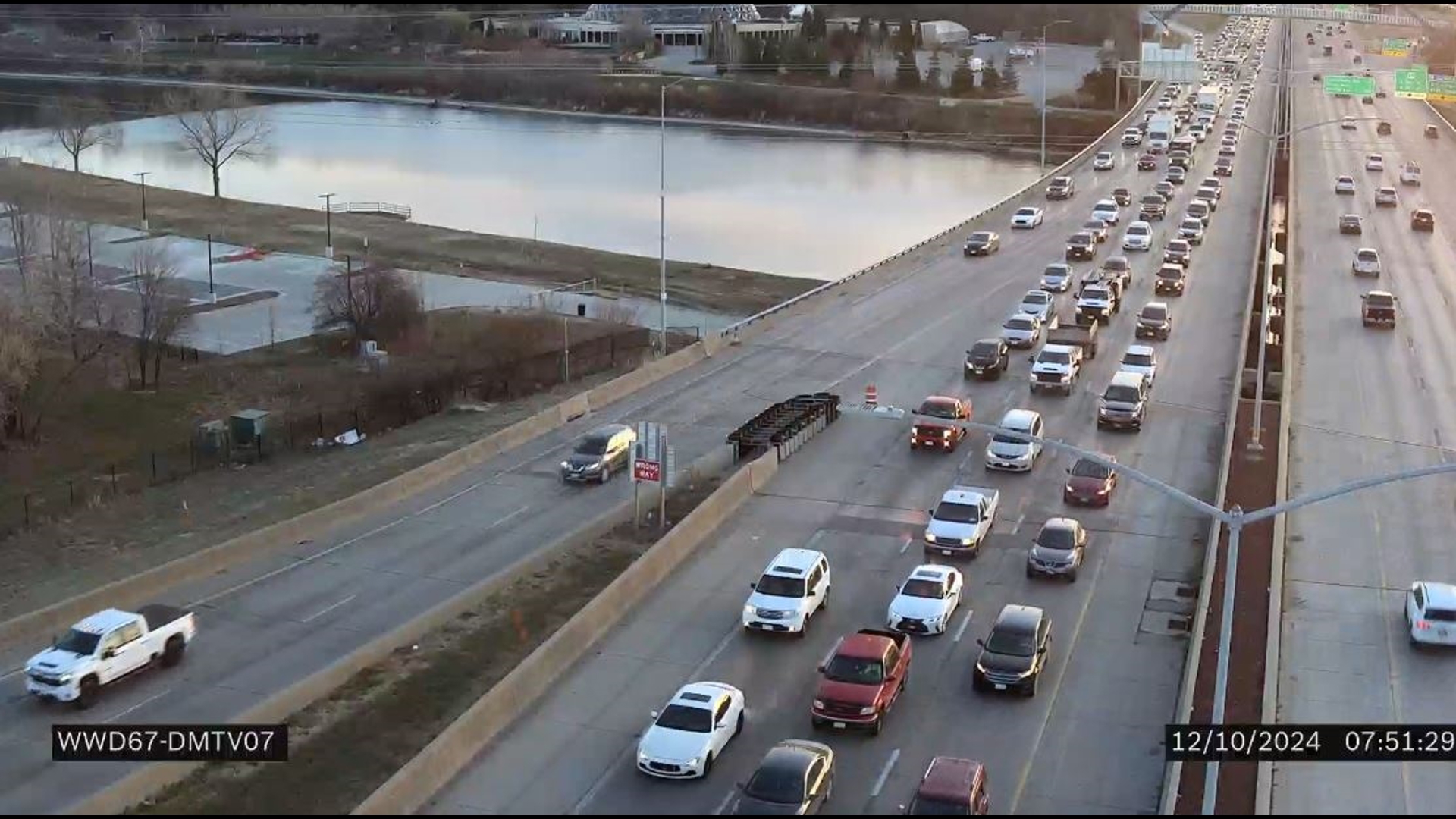 Des Moines traffic: Crash on I-235 westbound causes major delays ...