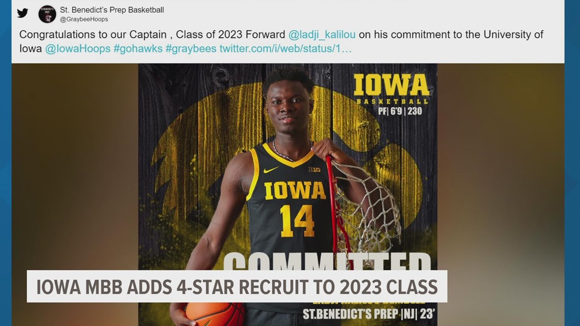 Iowa men's basketball adds 4-star recruit to 2023 class | weareiowa.com