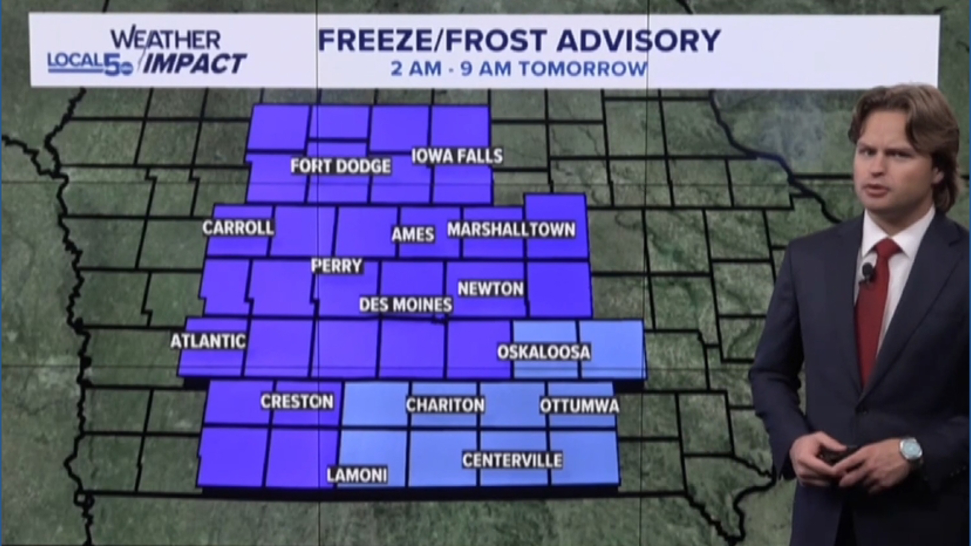 Iowa frost and freeze advisories: What to expect | weareiowa.com