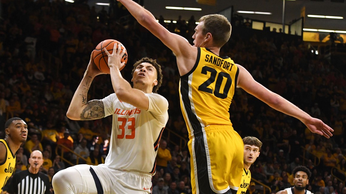 Iowa vs. Illinois MBB: Hawkeyes fall to Illini 73-61 | weareiowa.com
