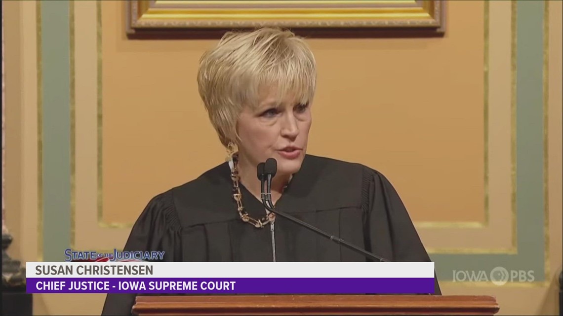 Iowa Supreme Court chief justice addresses shortage of court reporters ...