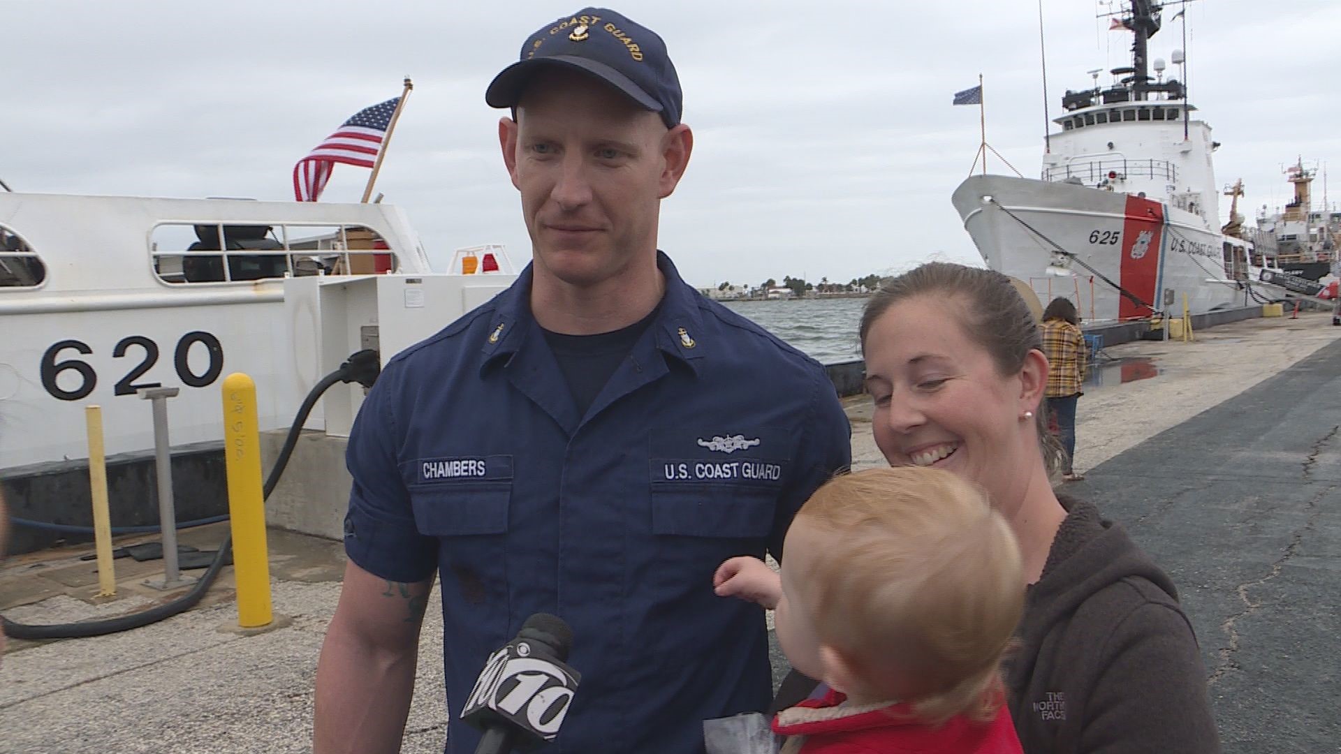 ‘It was a real blessing to come home’: Coast Guard crew docks just in ...