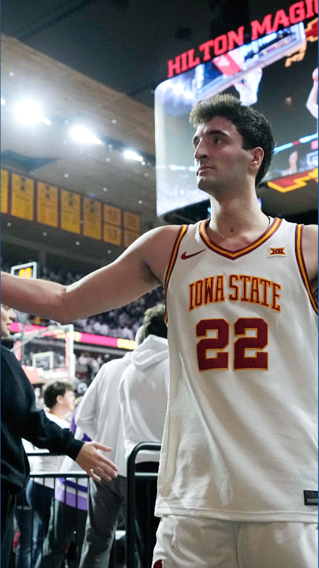 Milan Momcilovic scores 21 and No. 7 Iowa State holds off Baylor, 72-69 ...