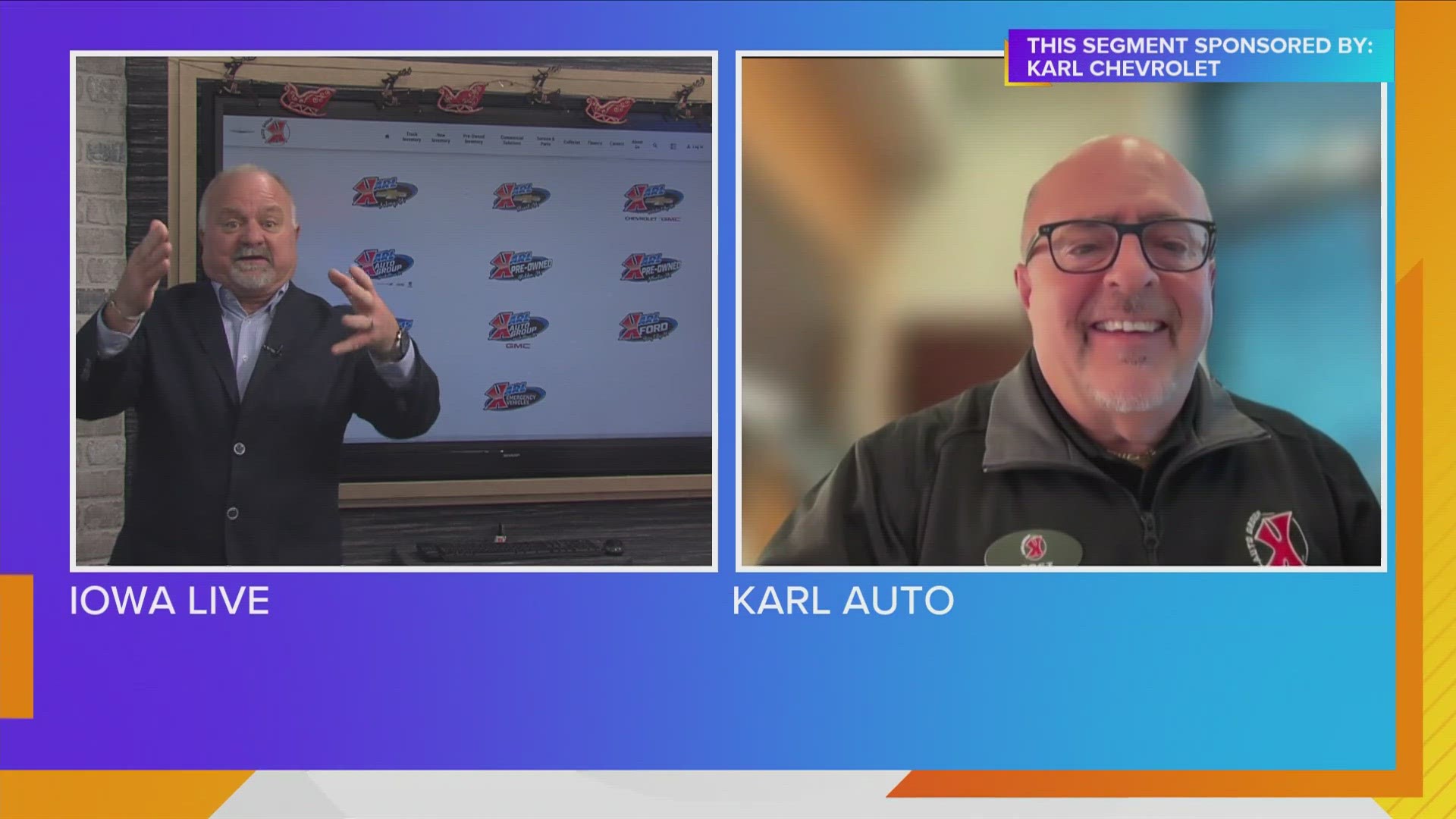 A holiday flashback to Karl and Lou Claus! The Red Tag Event continues ...